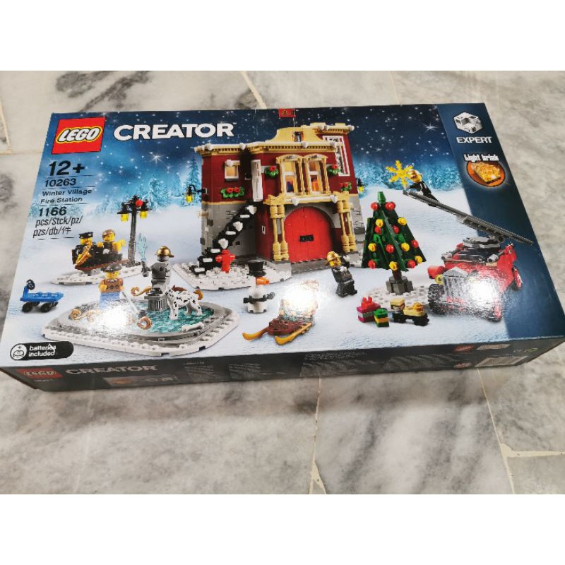Lego Creator Expert Winter Village Fire Station 10263 | Shopee Singapore