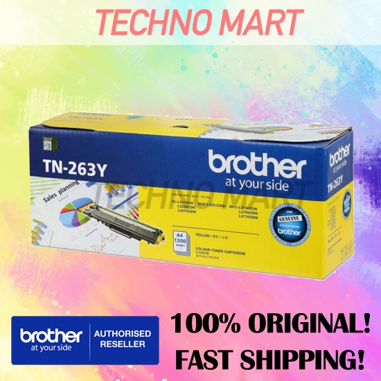 [SG Local Stock] Original Brother TN-263 TN263 263BK 263C 263M 263Y ...