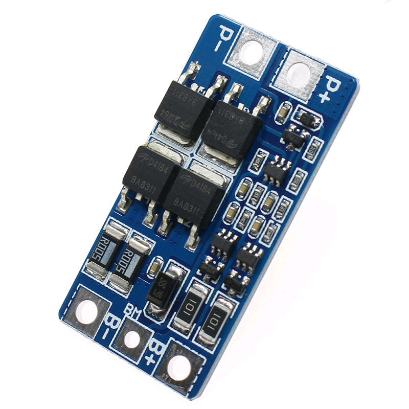 Lifepo4/Lithium BMS 2S 10A 8.4V 7.4V 18650 Battery Protection Board PCB ...