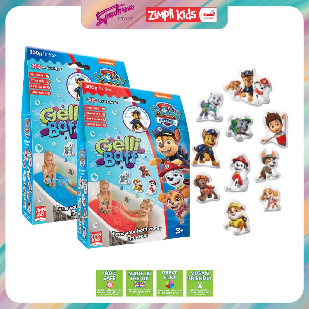 ZIMPLI KIDS Paw Patrol Gelli Baff Blue with Free Floating 3D Bath ...