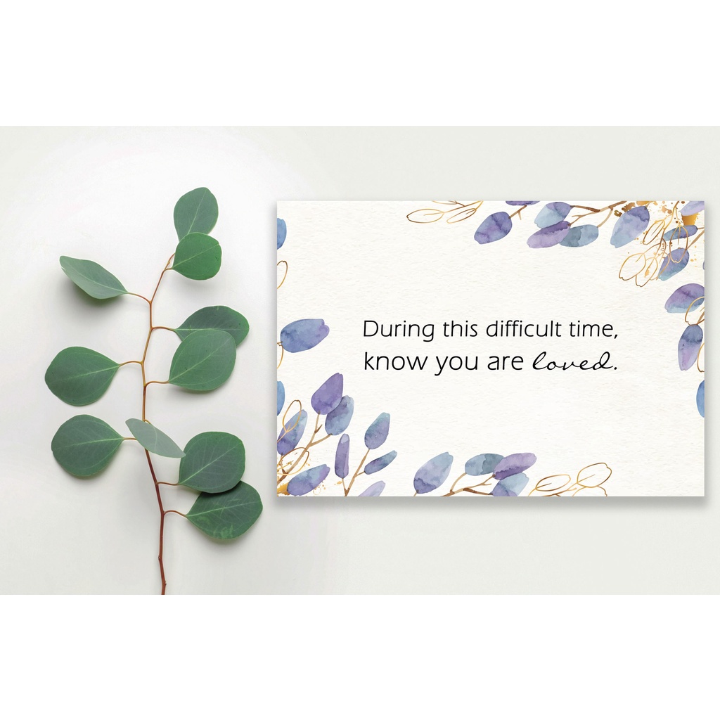 Sympathy Card Condolences Card | Shopee Singapore