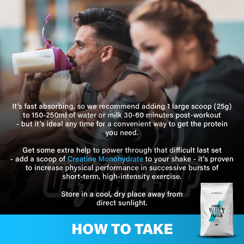 Myprotein Impact Whey Protein Powder, Whey Protein, Muscle Recovery ...