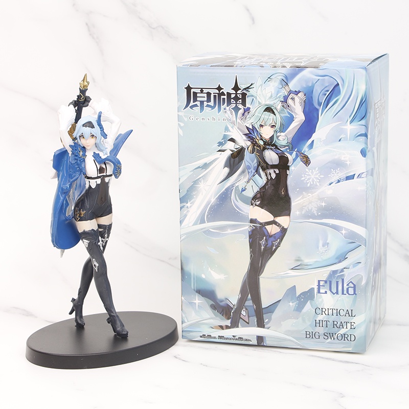 17cm Anime Figure Genshin Impact Eula PVC Action Figure Collection ...