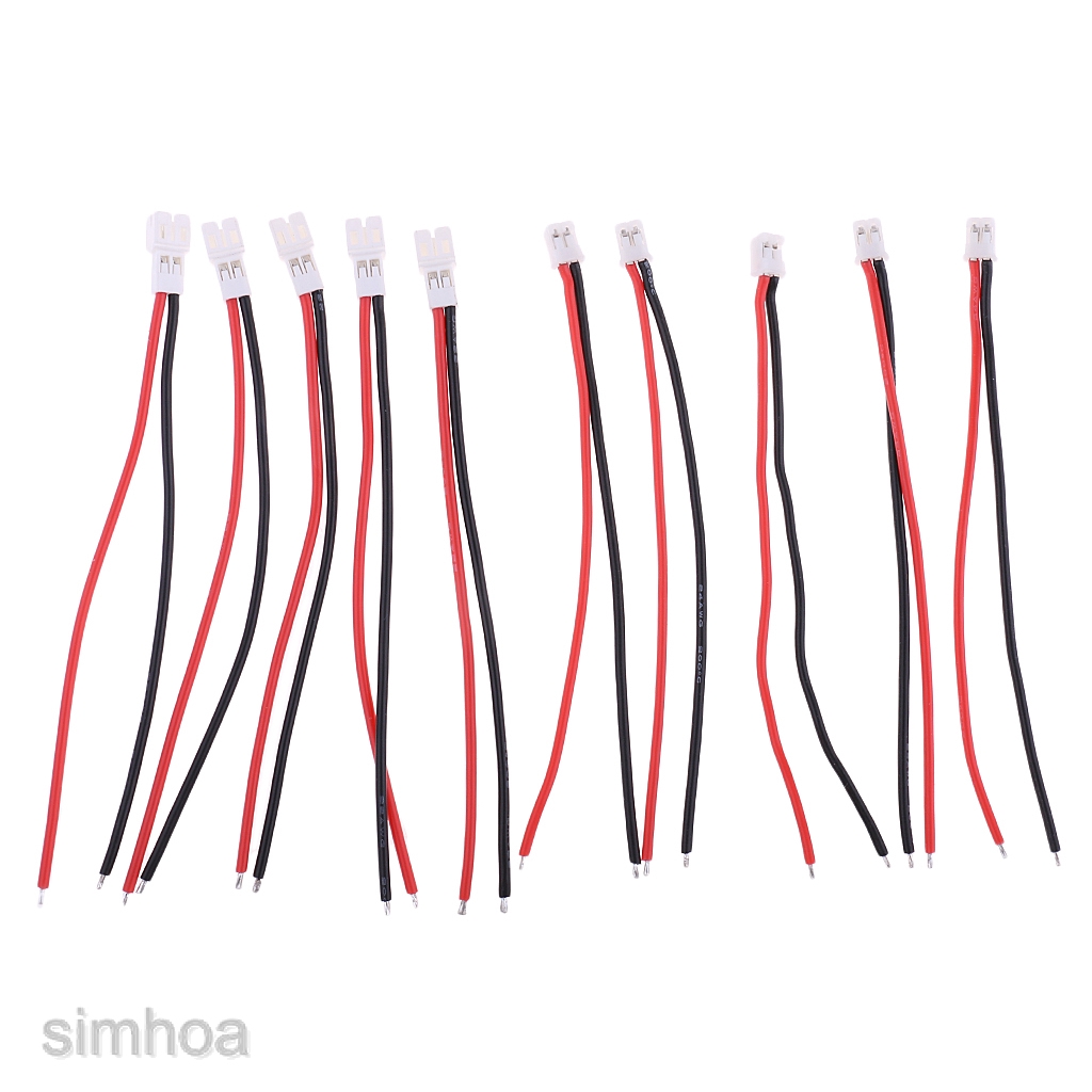 10Pcs Upgraded JST 2.0 Male Female Connector Wire Cable For ESC ...