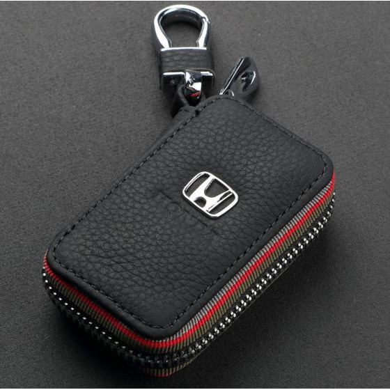 Honda Car Key Pouch / Key Chain / Key Holder Leather (Type C) | Shopee ...