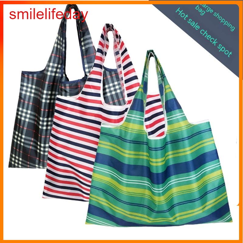 Foldable Oxford Cloth Shopping Bag Supermarket Portable Tote Recyclable ...