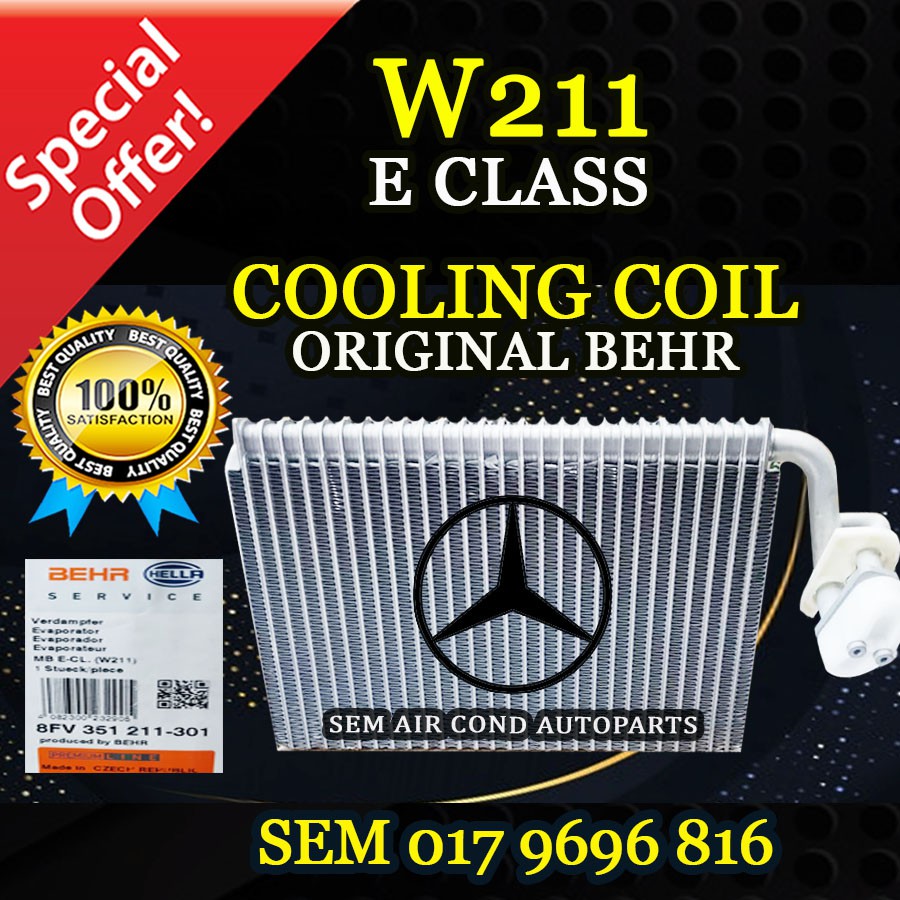 MERCEDES-BENZ E-CLASS W211 BEHR COOLING COIL/ EVAPORATOR (CAR AIRCOND ...