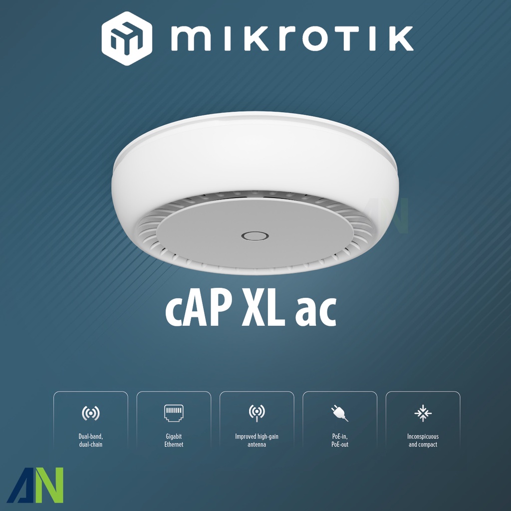 MikroTik cAP XL ac Indoor Wireless Access Point, Wi-Fi 5 AC1200, high ...