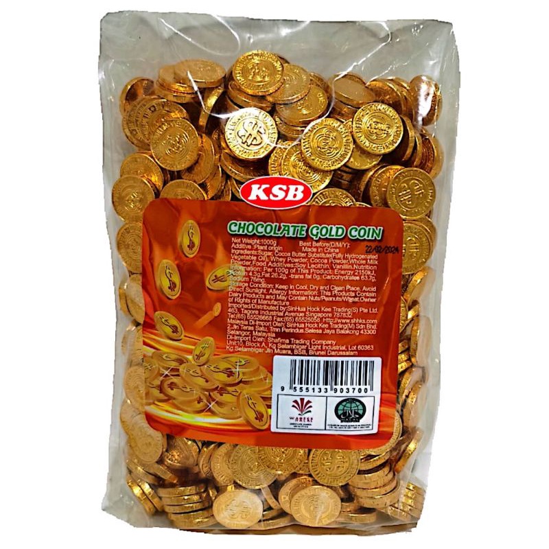 1kg Cindy Chocolate Coin 【Gold】 | Shopee Singapore