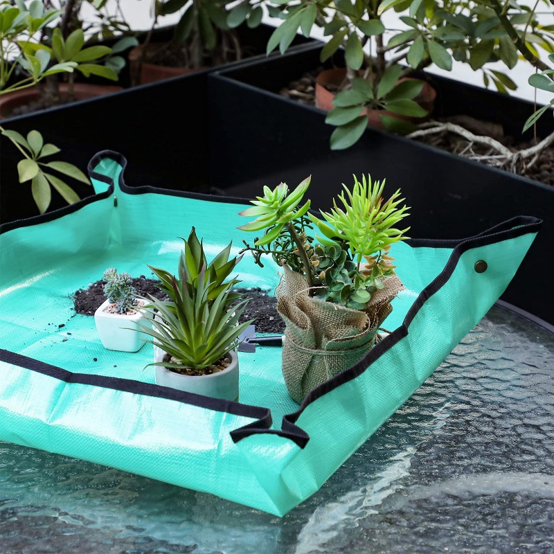 50-100CM Planting Mat / PE Gardening Potting Mats / Reusable Garden ...