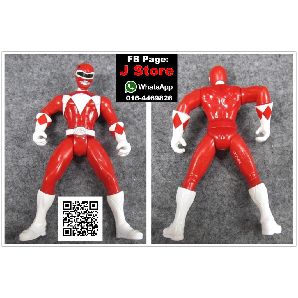 Mighty Morphin Power Rangers red ranger action figure ( J Store ...