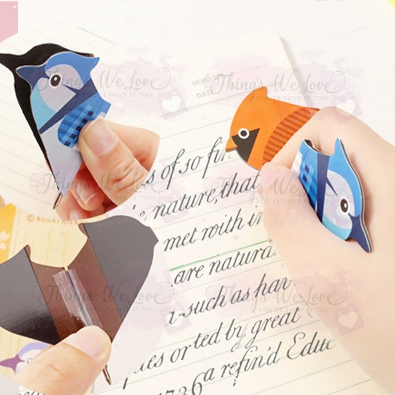 [SG SELLER] [FREE SHIPPING] Magnetic Bird Bookmarks With Pen Kids ...