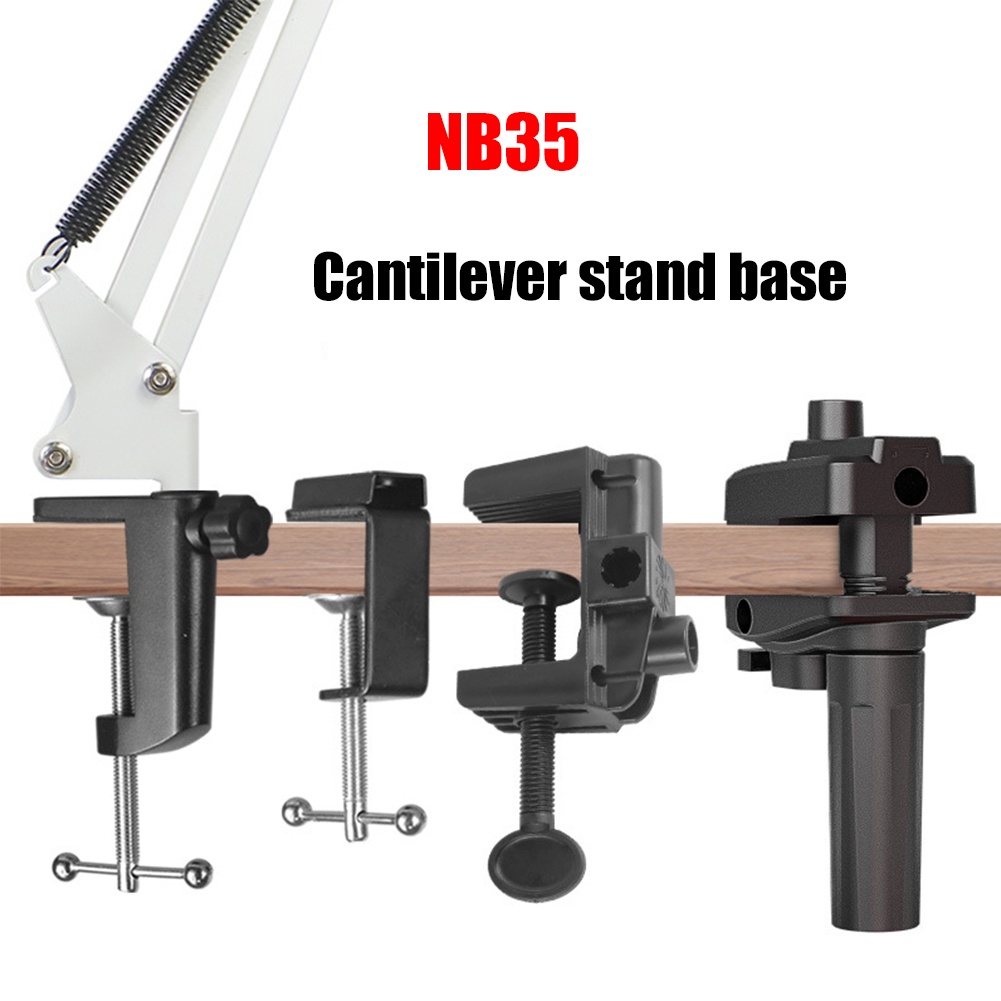 Metal base cantilever bracket base mobile phone live clip computer ...