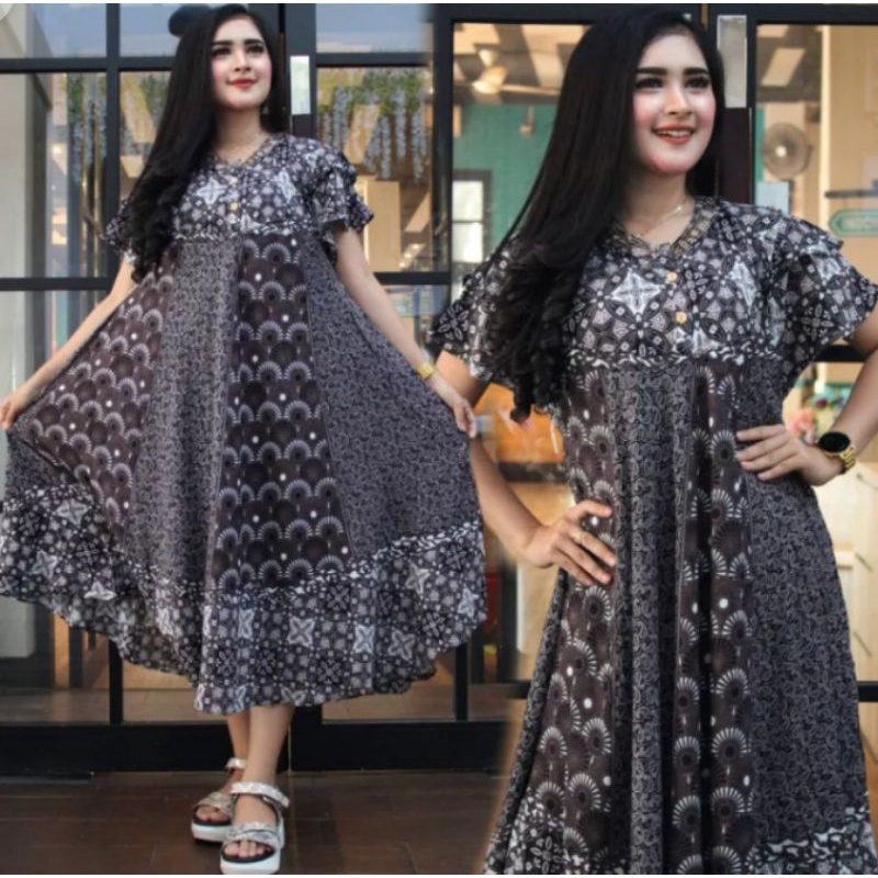 Batik Daster / jumbo umbrella Daster / busui Daster / Latest Daster ...