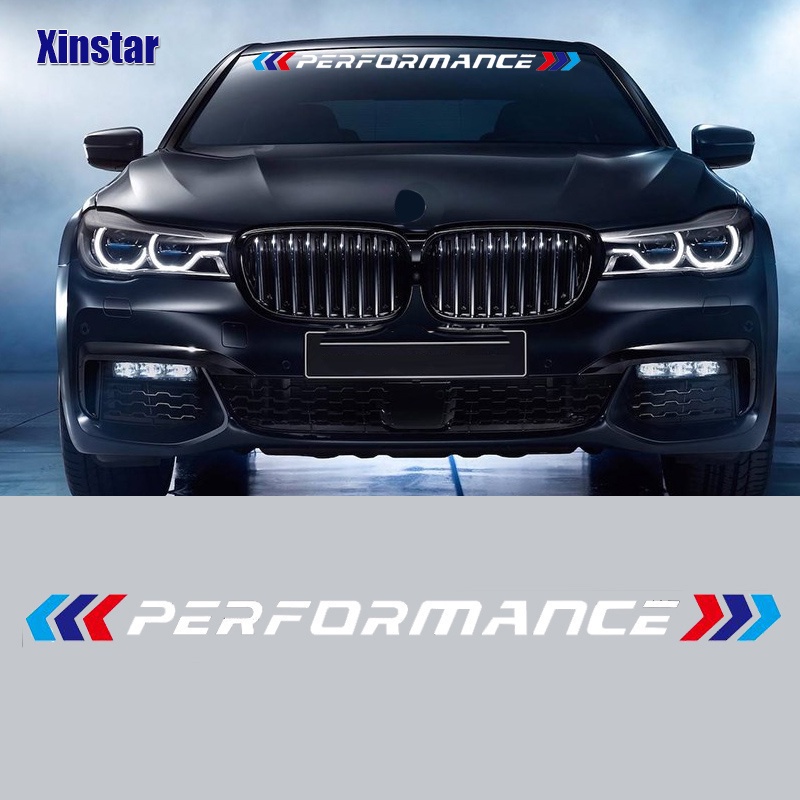 《READY STOCK》M performance car windscreen windshield sticker for BMW ...
