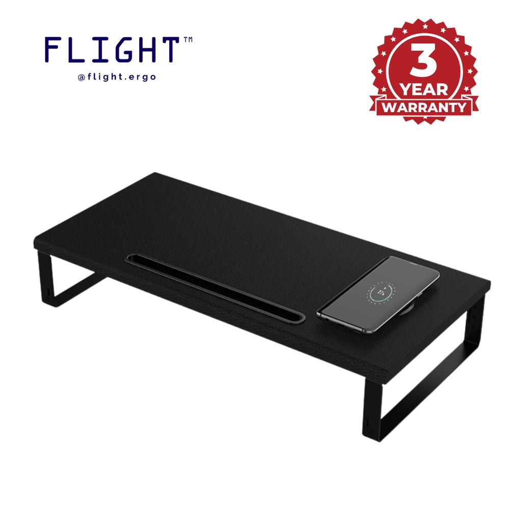 Flight Monitor Stand Laptop Riser Aluminum base with Wireless Fast ...