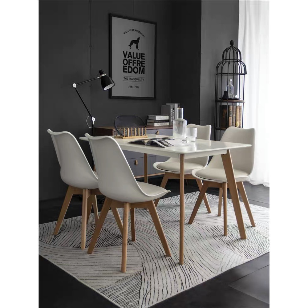 Dining Table Set (4+1) Incl. Installation | Shopee Singapore