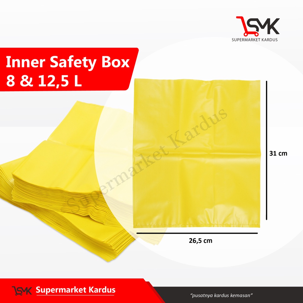 Plastic Inner Safety Cardboard 8 & 12,5 L Plastic/Inner/safetybox ...