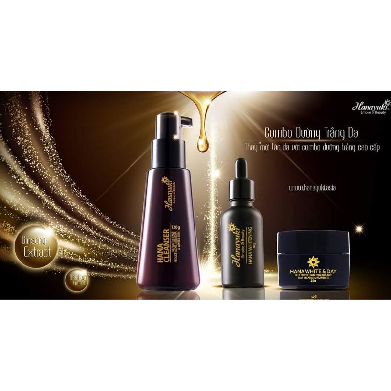 [GENUINE-DATE 2026) HANAYUKI REGENERATIVE SKIN WHITENING SET OF 3 (HANA ...