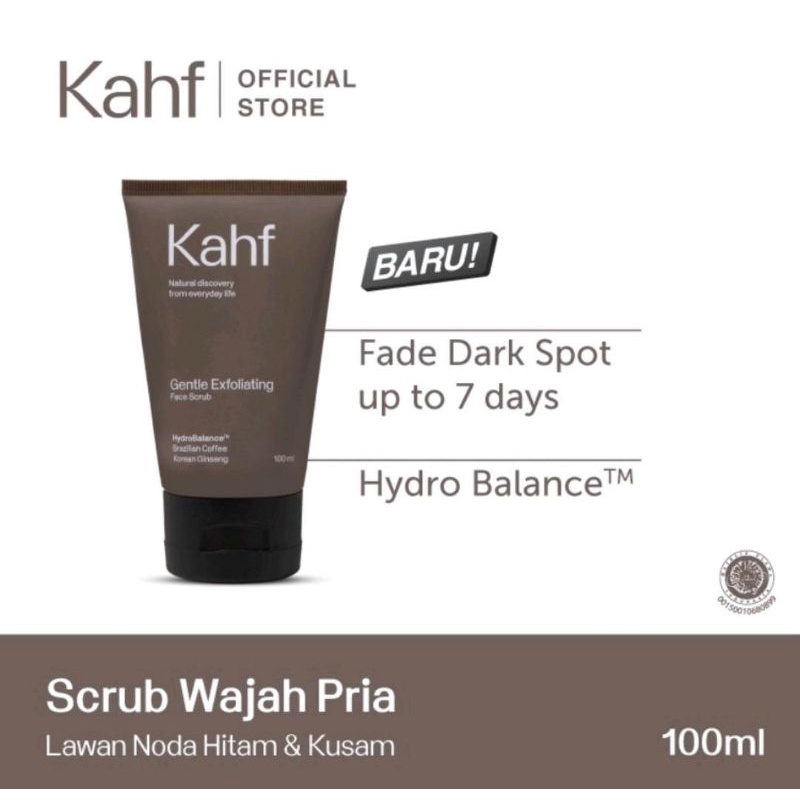 Kahf Gentle Exfoliating Face Scrub | Shopee Singapore