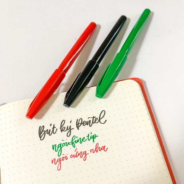 Pentel Sign Pen 3 hard nib Pen black / blue / red (odd) | Shopee Singapore
