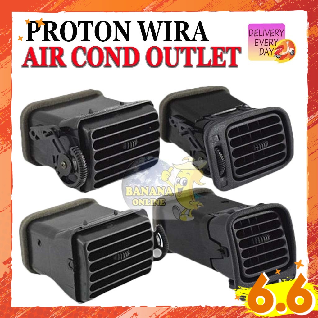 Proton Wira Air Cond Grille / Vent / Louver Outlet【Side-Grey】【Center ...