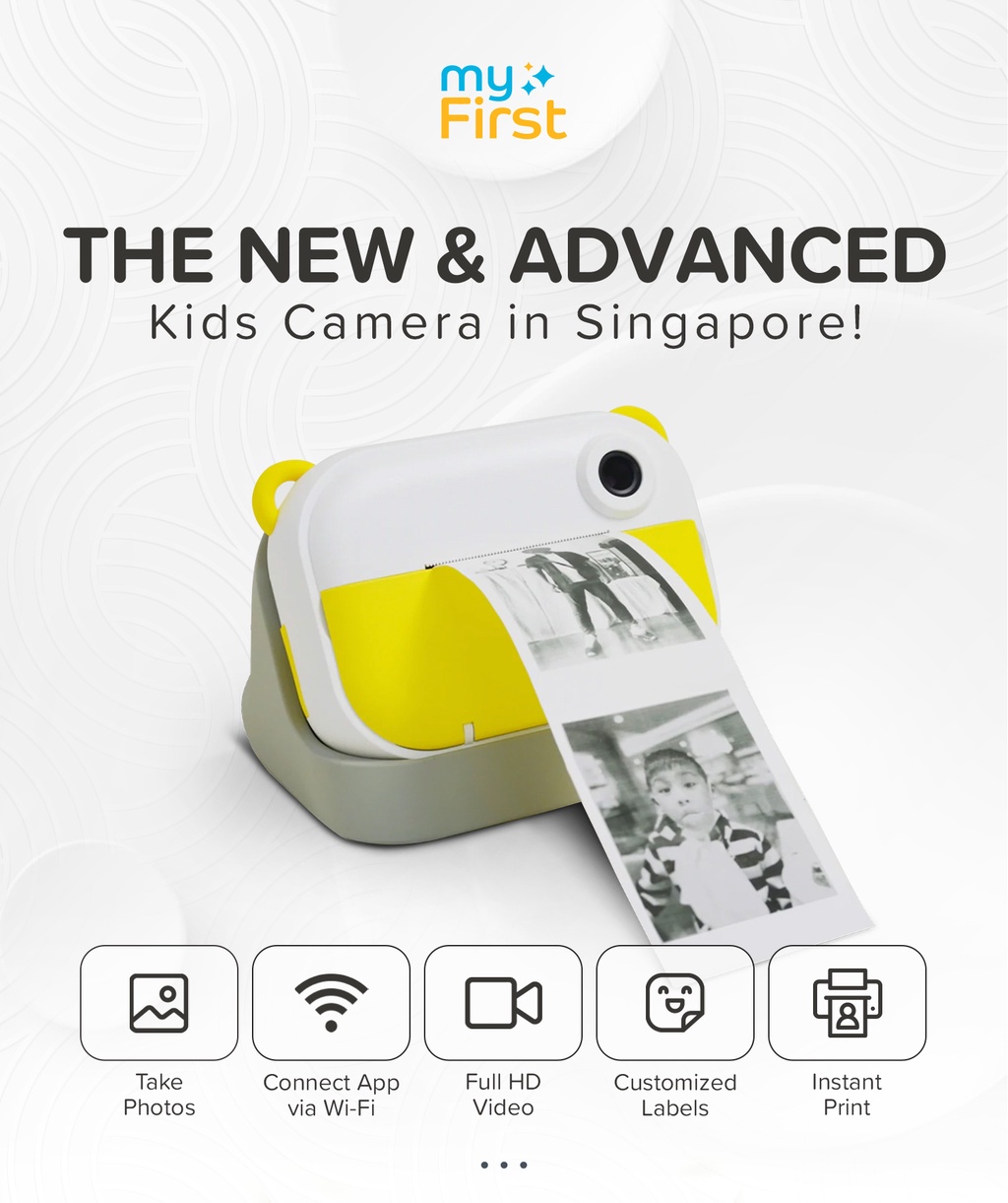 myFirst Camera Insta Wi | 12MP Kids Instant Thermal Print Camera WiFi ...