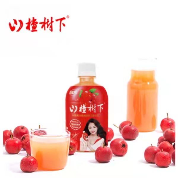 （Bundle of 12)Hawthorn juice drink no sucrose drink 冠芳山楂树下无蔗糖山楂汁浓缩饮品 ...