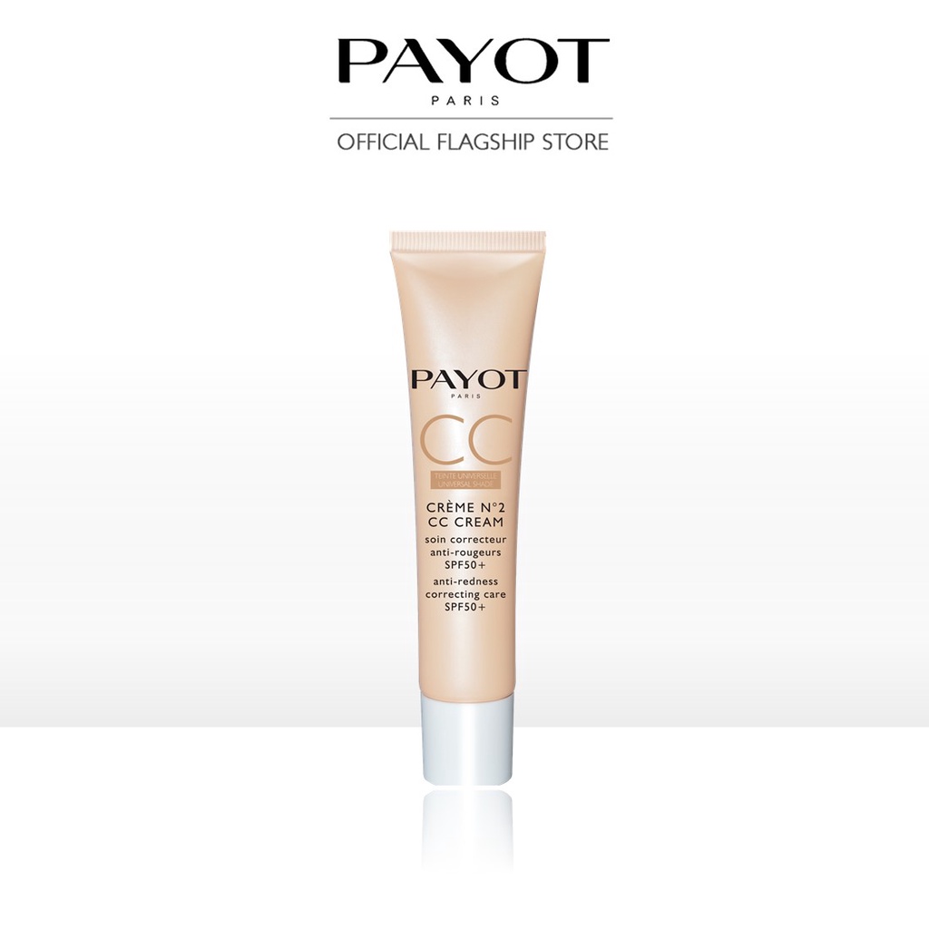 PAYOT Creme N°2 CC Cream SPF50, Anti-redness Correcting Care SPF50 ...