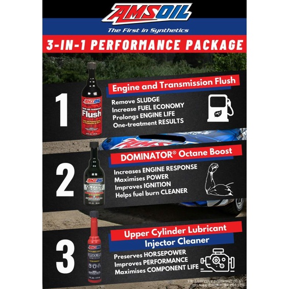 AMSOIL 3 in 1 Additives Package | Shopee Singapore