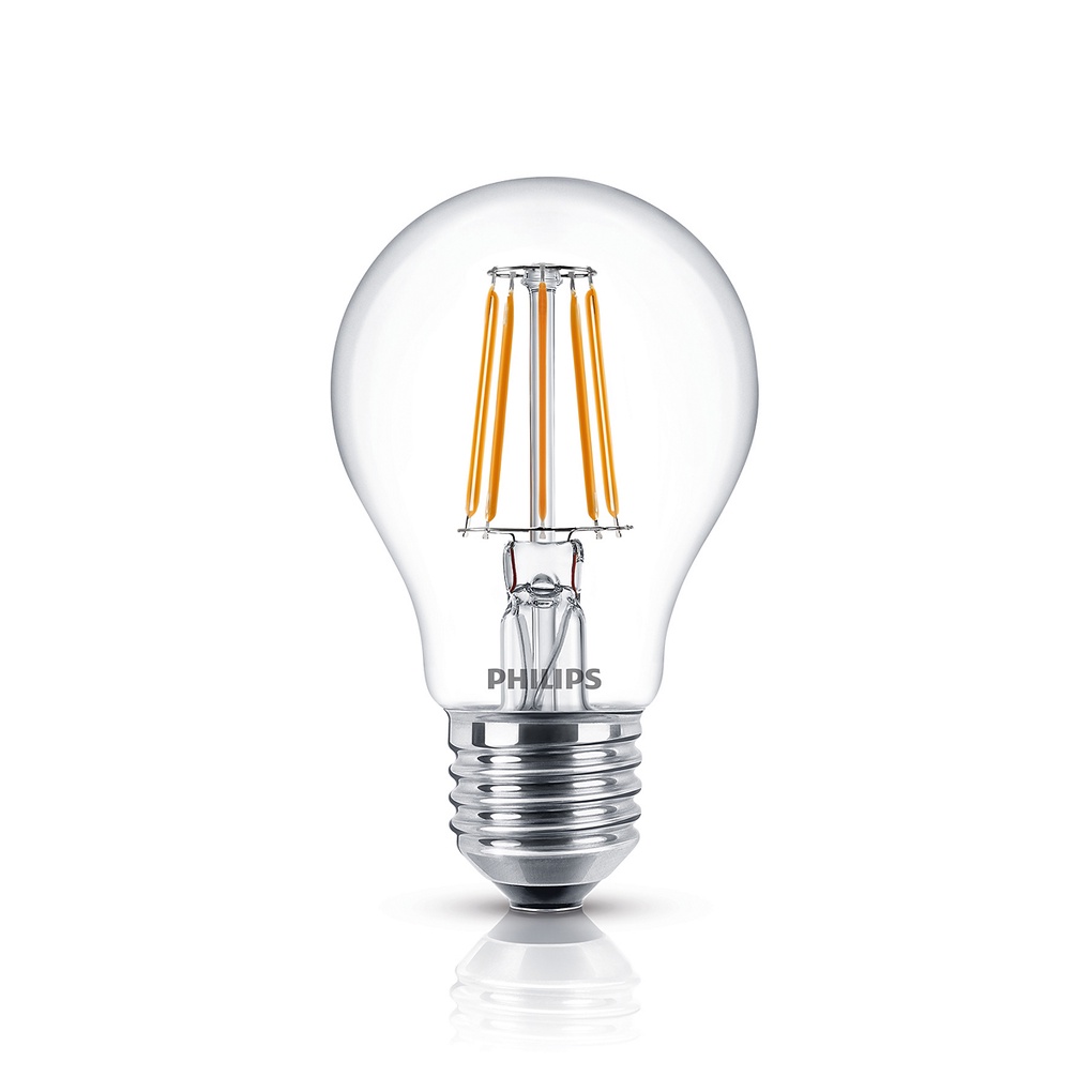 Philips LED Classic A60/ST64 6-60W E27 830 Warm White Clear | Shopee Singapore