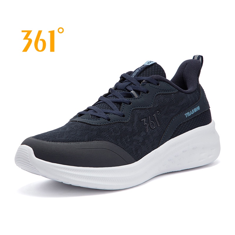 361 Degrees Men's Lightweight Mesh Breathable Walking Sneakers Simple Men's Casual Training ...