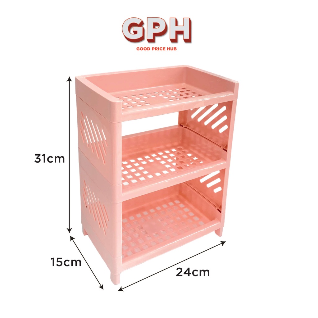 Tabletop Collapsible Storage Rack 2 Tier & 3 Tier | Shopee Singapore