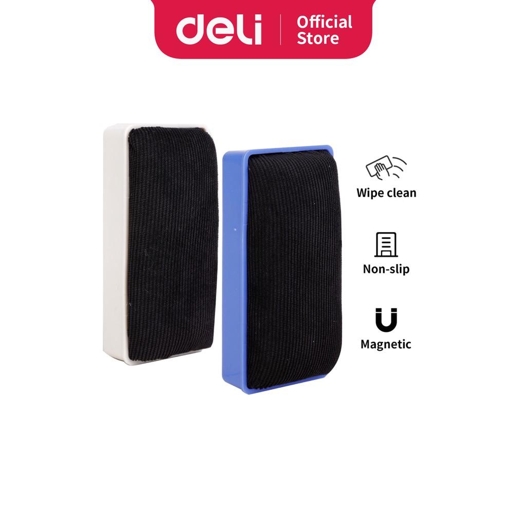 Deli Magnetic Whiteboard Duster for White board E7837 | Shopee Singapore