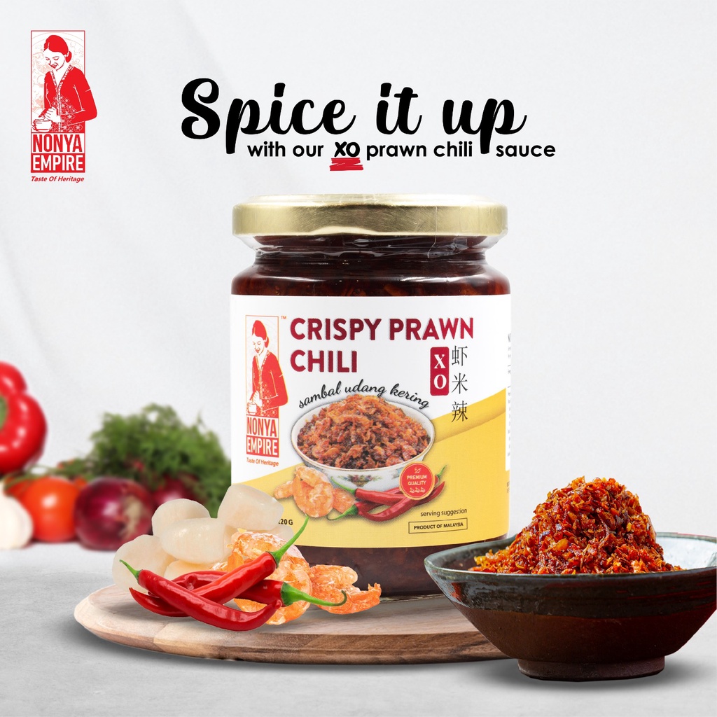 Nonya Empire Prawn XO Chilli Sauce Hae Bee Hiam | Traditional Crispy ...