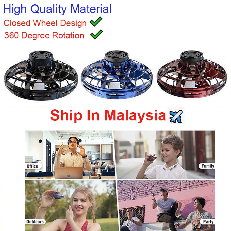 Induction Aircraft Mini Drone LED Type Flying Helicopter Spinner ...