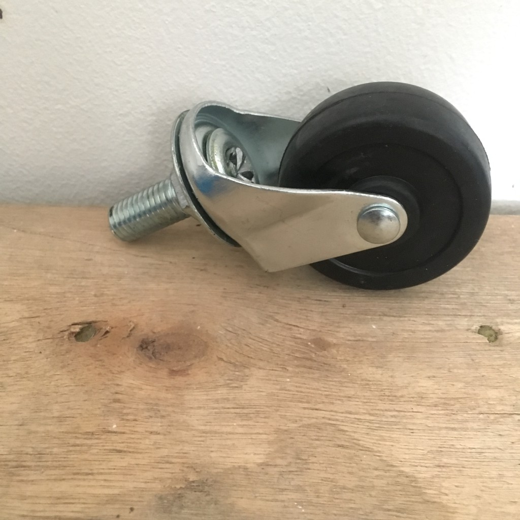 2 INCH RUBBER TROLLEY WHEELS LIVE DRAT STICKS PER SET | Shopee Singapore