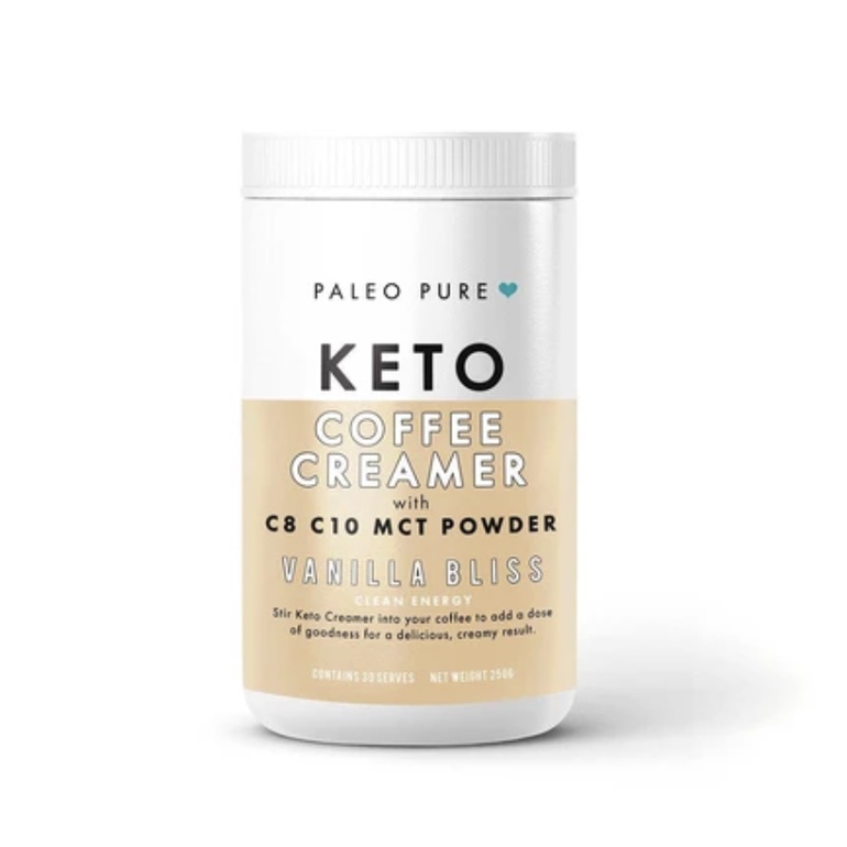 Paleo Pure Coffee Creamer with MCT Powder - Vanilla Bliss (250g ...