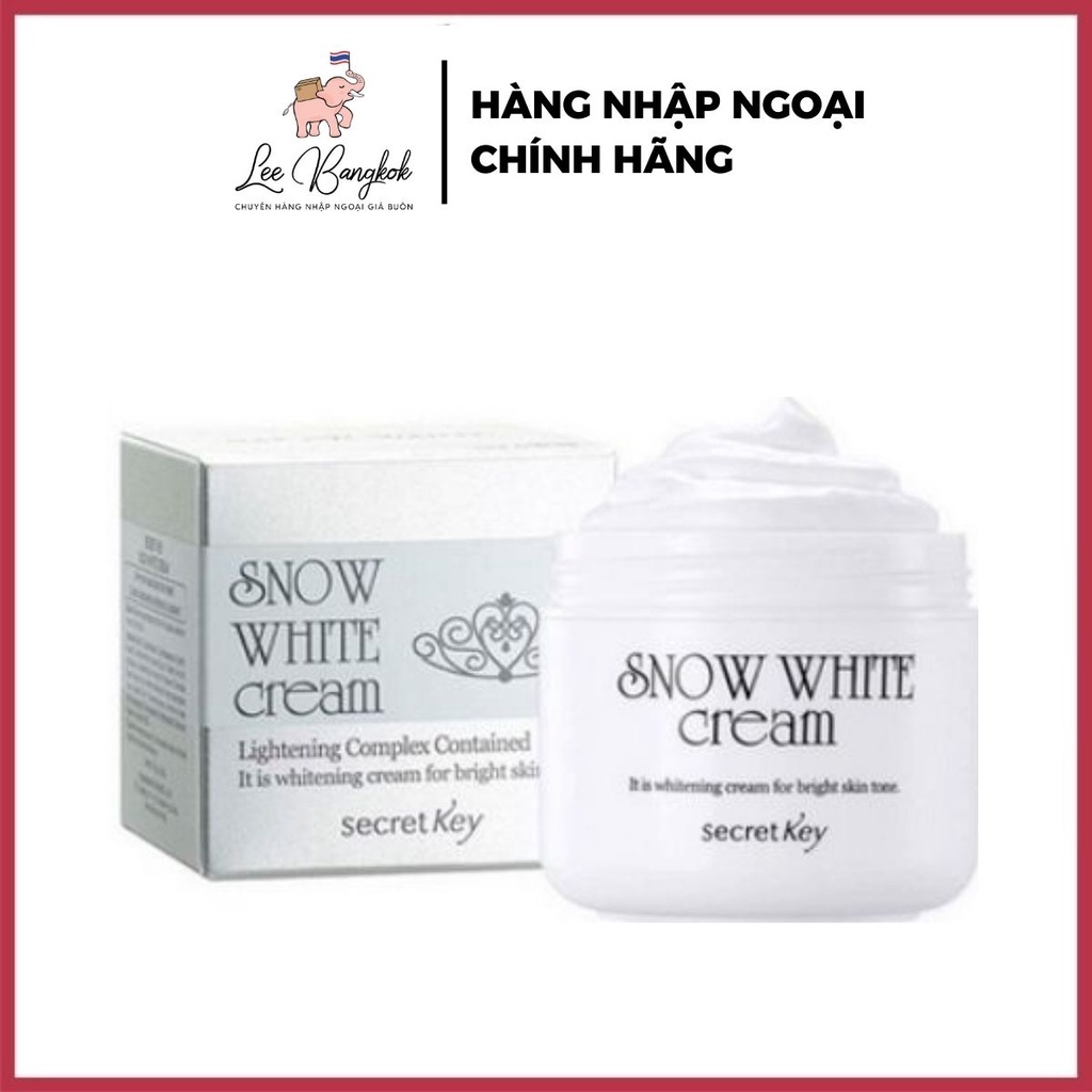 Secret Key Snow White Cream 50g - Makes Skin White and Soft | Shopee ...