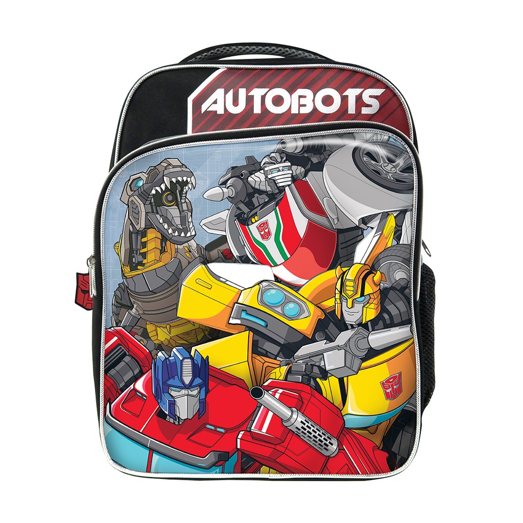 New! Transformers Autobots Optimus Prime and Bumblebee 12" Backpack Pre ...