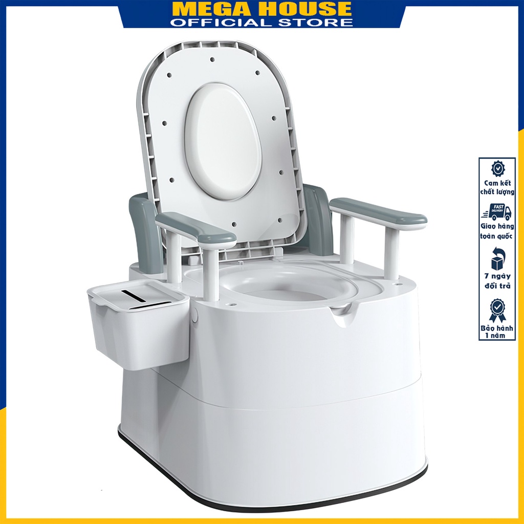 Portable toilet, portable potty for the elderly, sick people, pregnant ...