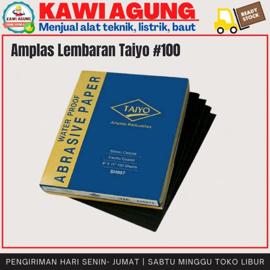 Taiyo 80 150 200 400 500 600 800 1000 1500 2000 sandpaper sheets ...