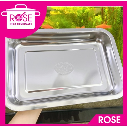 Deep rectangular stainless steel trays of many sizes - good quality ...