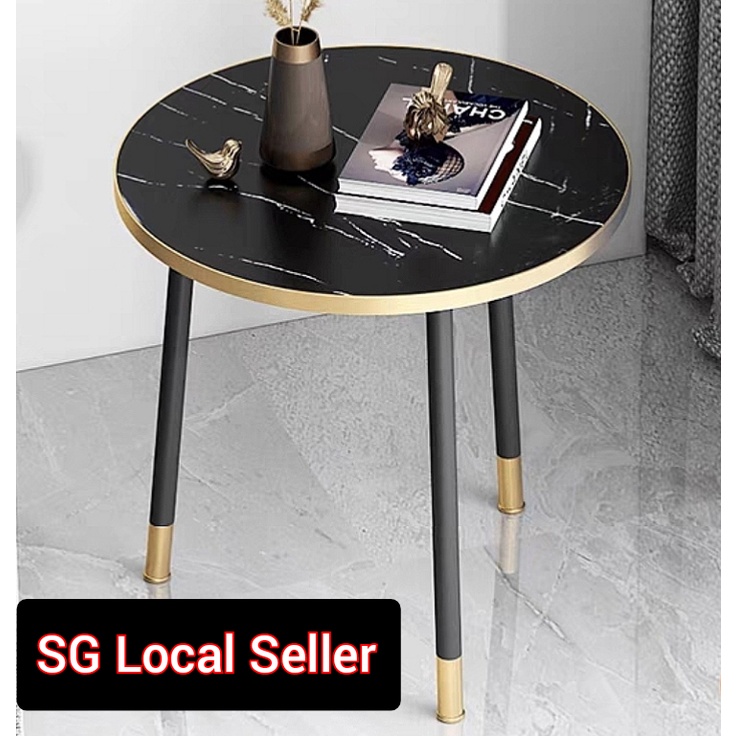 (Free Installation) Nordic Side table living room bedside modern round - Side table | Shopee ...