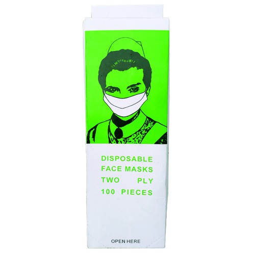 Disposable 2 PLY Paper Face - 100pcs/box | Shopee Singapore