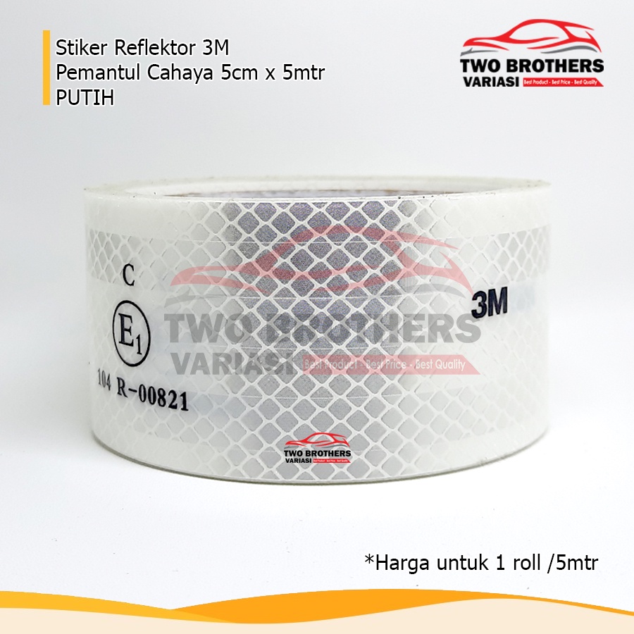 3m KIR STICKER Reflector SCOTCHLITE Car Box 5cm x 5mtr-WHITE | Shopee ...