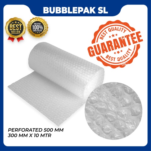 Sl Bubble wrap Sanitary Napkins (Perforated 500 mm) 300 mm x 10 mtr (10 ...