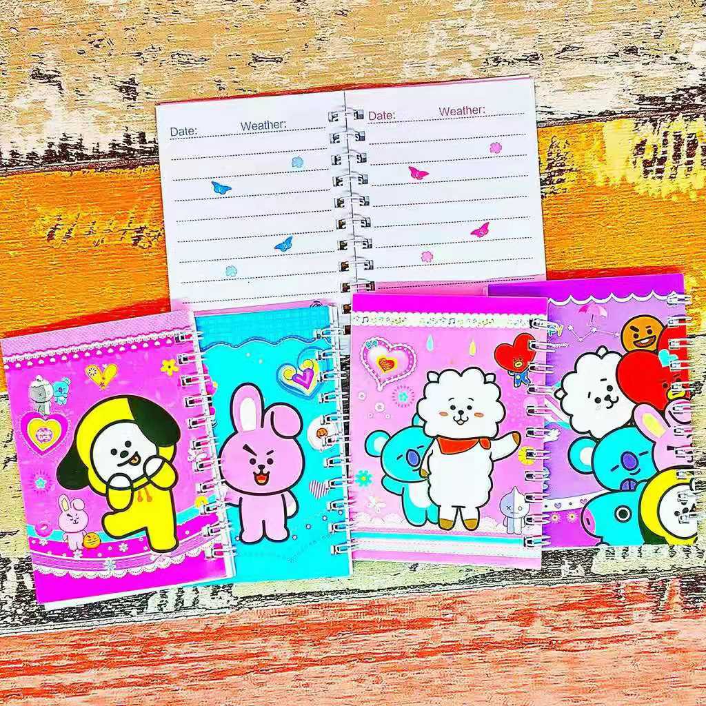 Notebook BT21 BTS KPOP Book NOTEBOOK BT21 / NOTEBOOK BINDER BT21 ...