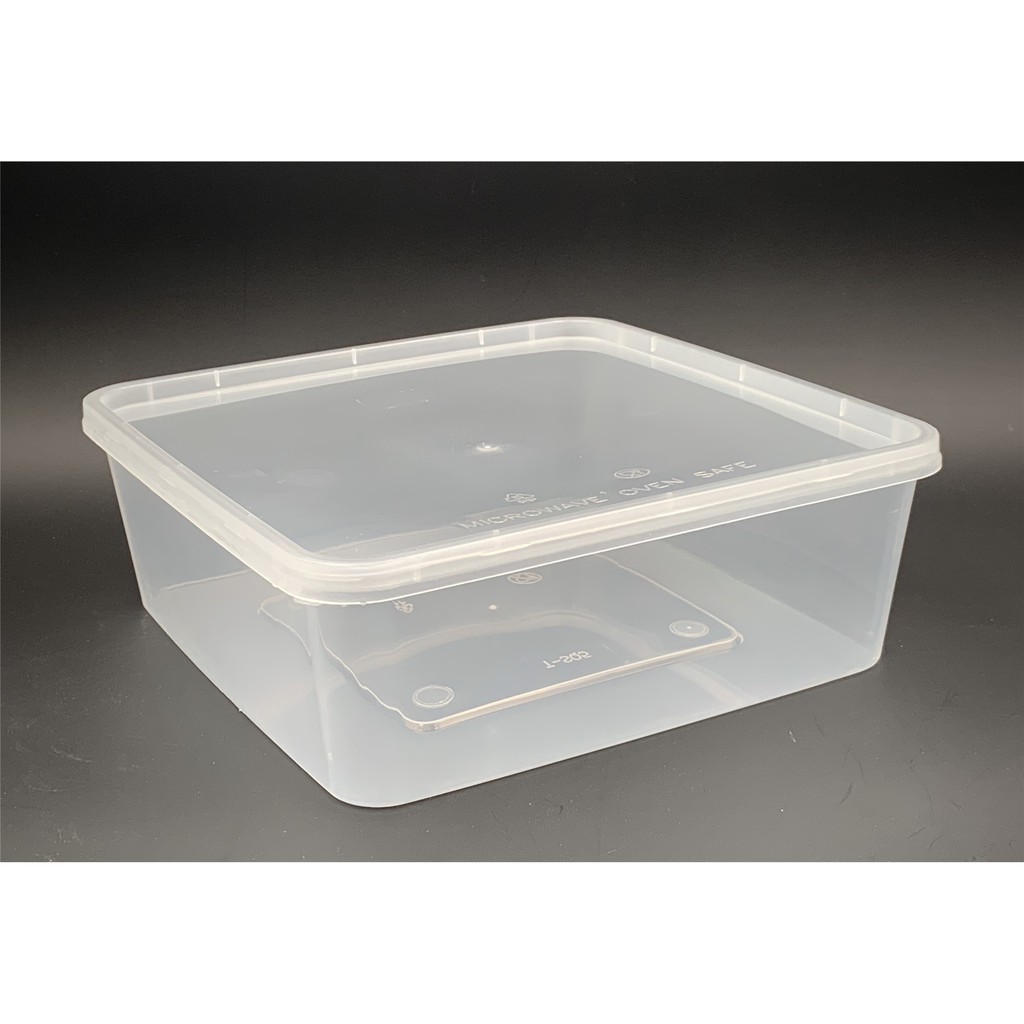 FELTON FS2000 (SQ5) Square Disposable Plastic Food Container [ 30sets± ...