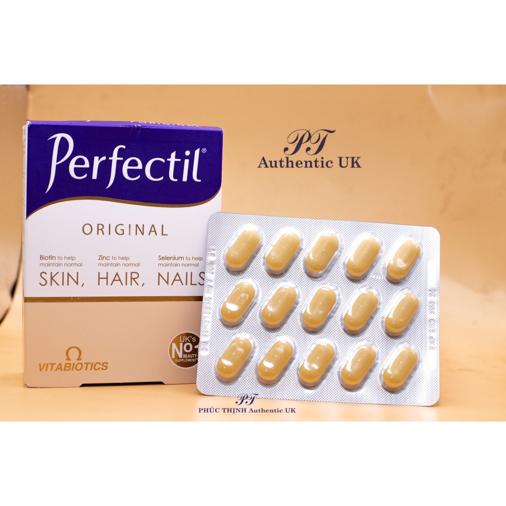 Skin and Hair Beauty Pills Pieceg Perfectil Skin, Hair & Nails (30 ...